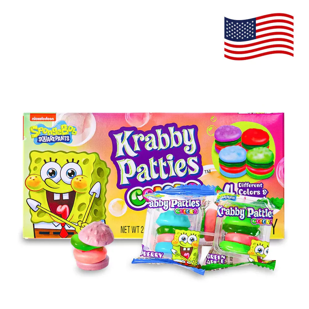 Spongebob Gummy Krabby Patties Colors 72g