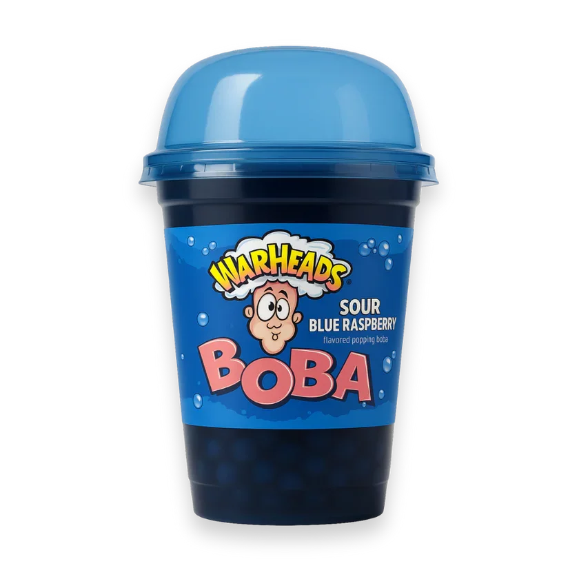 Warheads Boba-Sour Blue Raspberry 400 ml